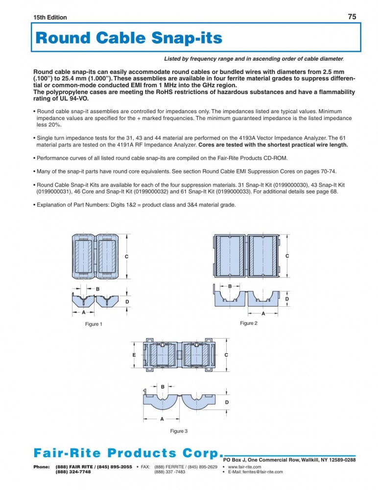 Fair-Rite technical document page 9