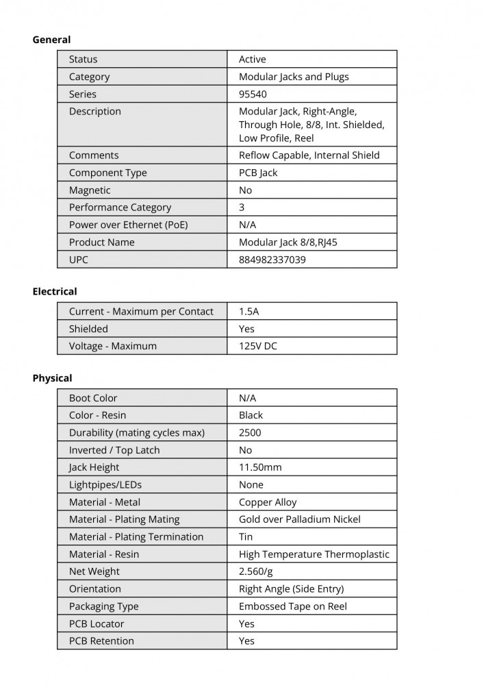 MOLEX 955407886 product document image 2