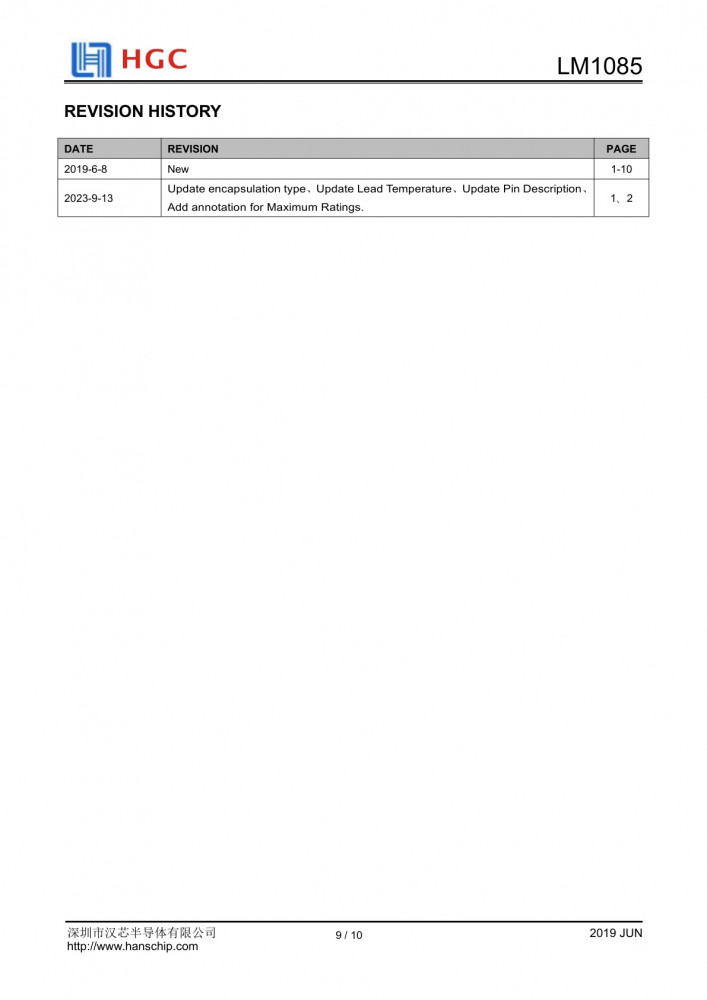 LM1085 datasheet page 9