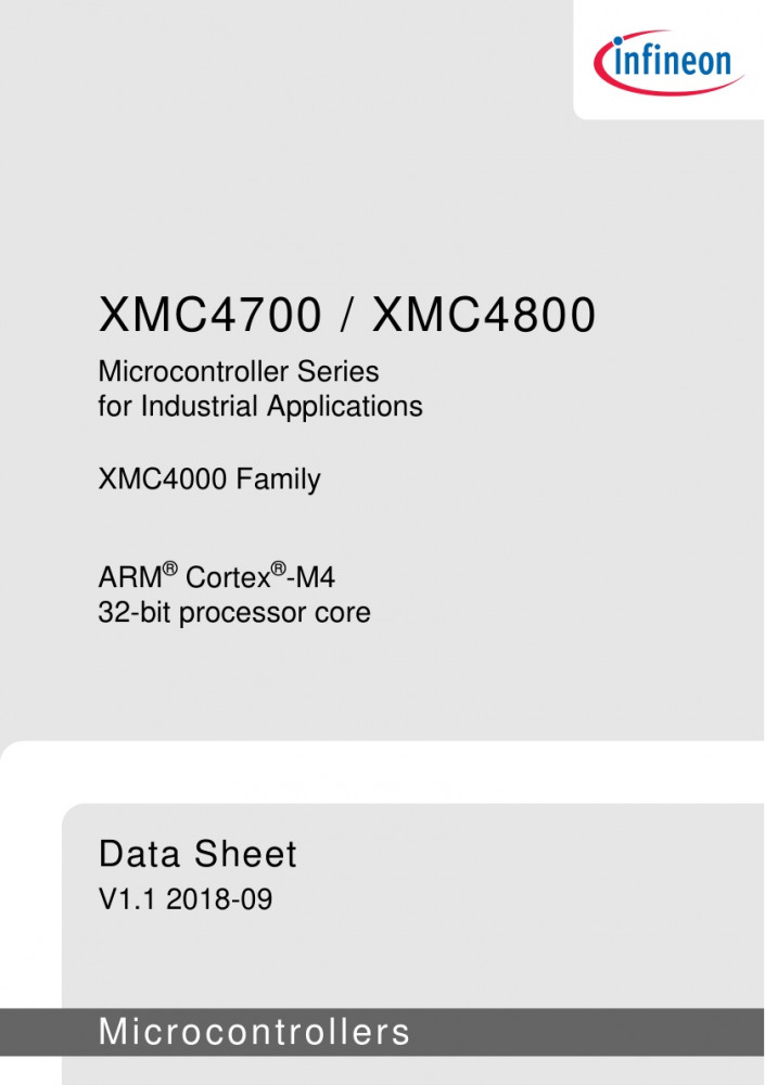 XMC4700 datasheet page 3
