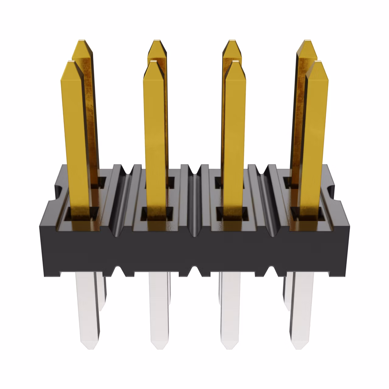 2.00mm Pitch Milli-Grid Header, Vertical, Through Hole, 8 Circuits, 0.38µm Gold (Au) Plating, Mating Pin Length 4.00mm, Tail Length 3.00mm, Tray, Lead-Free for sale