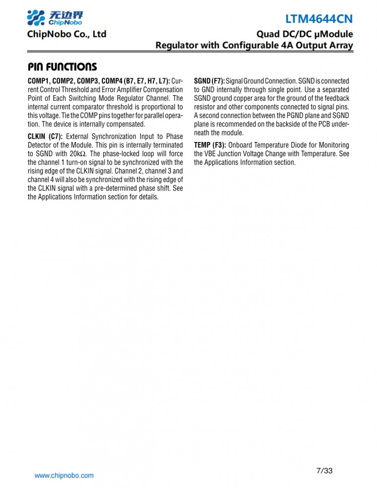 LTM4644CN datasheet page 7