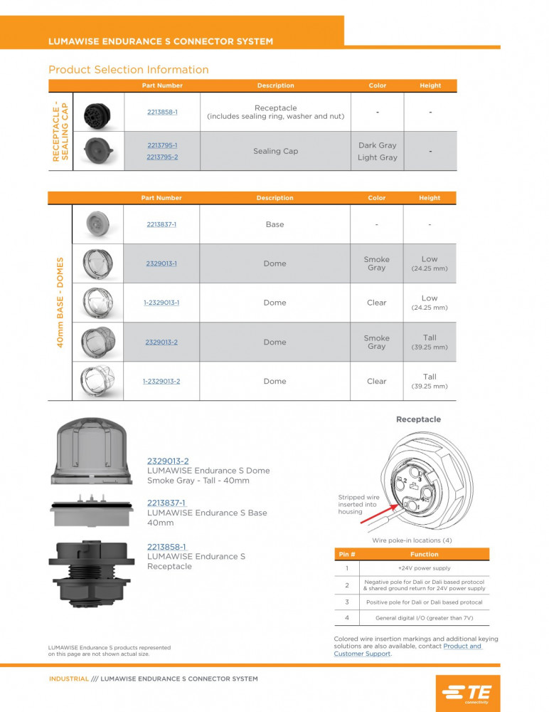 LUMAWISE Endurance S technical document page 2