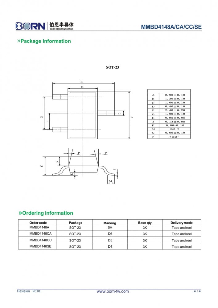 MMBD4148CA datasheet page 4