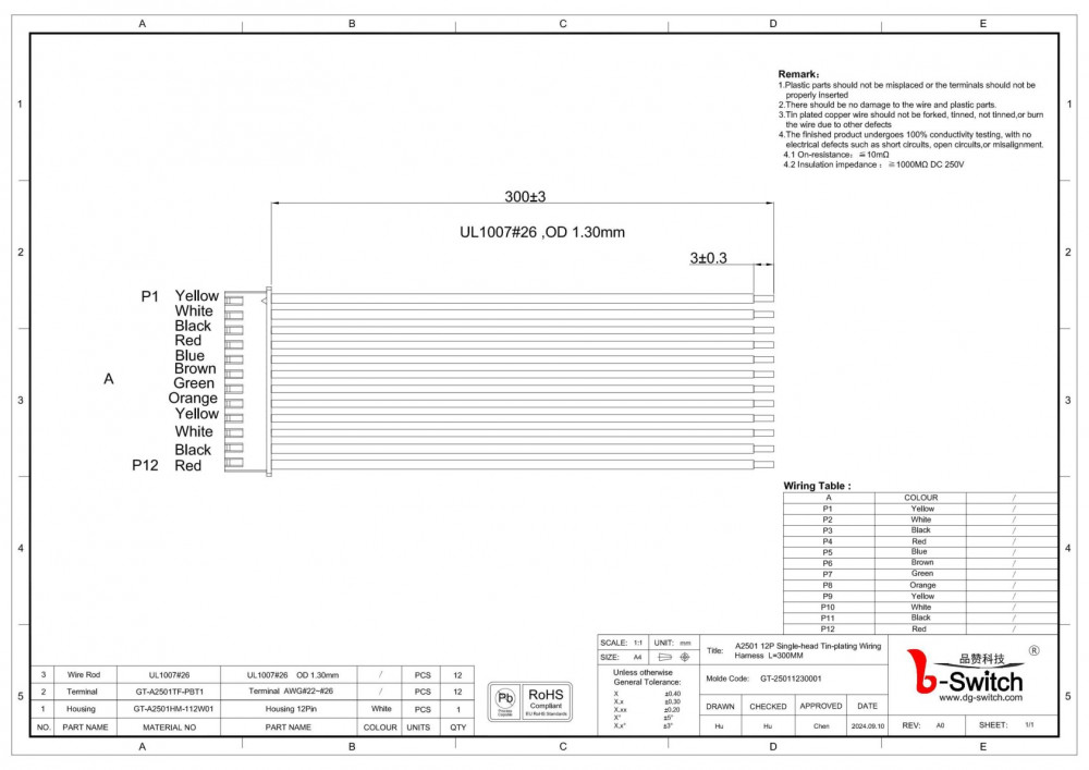 GT-25011230001 technical document page