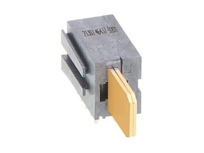 5.50mm Pitch EXTreme Ten60Power Right-Angle Power Blade, 2 DC Power Circuits, Standard Solder Tail