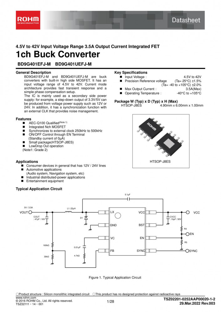 BD9G401UEFJ-ME2 document page 1