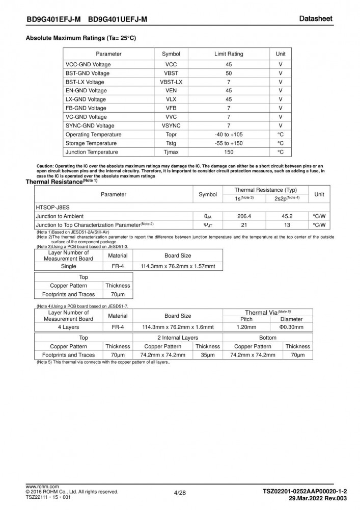 BD9G401UEFJ-ME2 document page 4