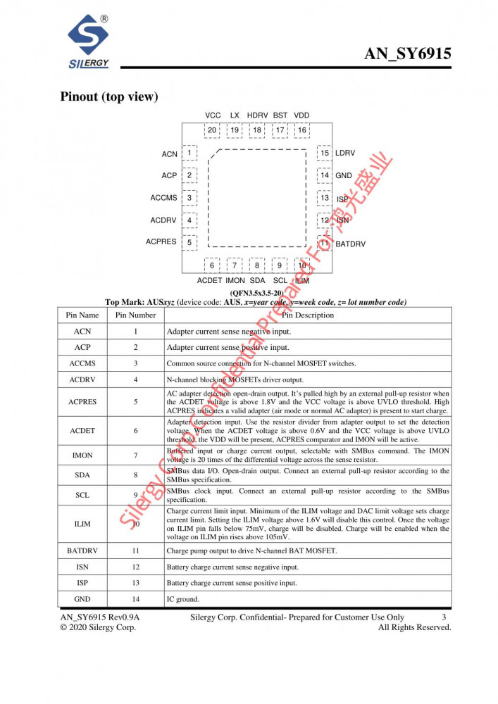 SY6915RBC datasheet page 3