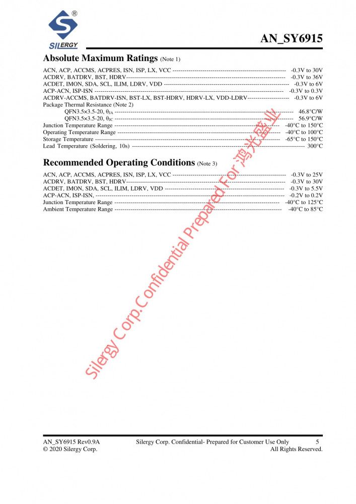 SY6915RBC datasheet page 5