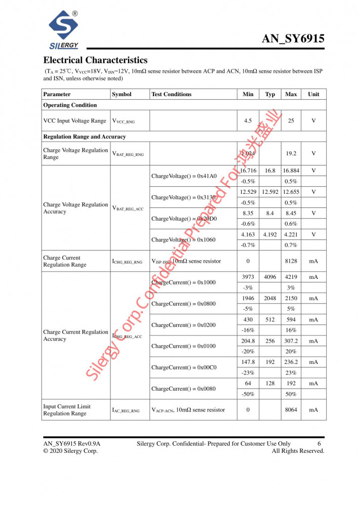 SY6915RBC datasheet page 6