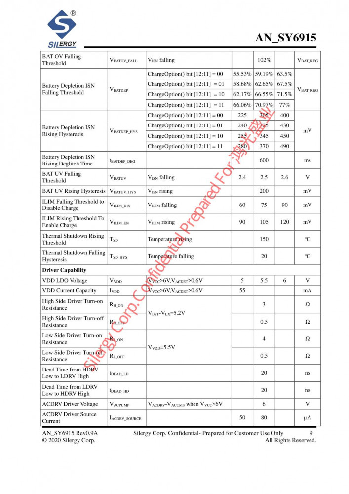SY6915RBC datasheet page 9