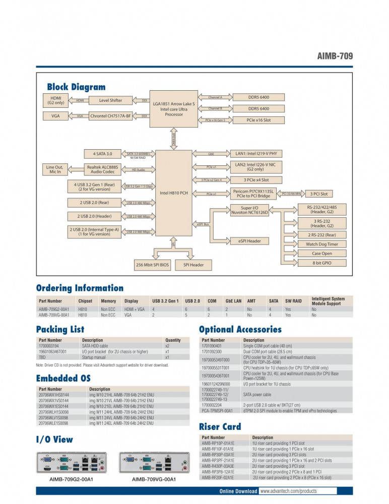 AIMB-709 technical document preview, page 2