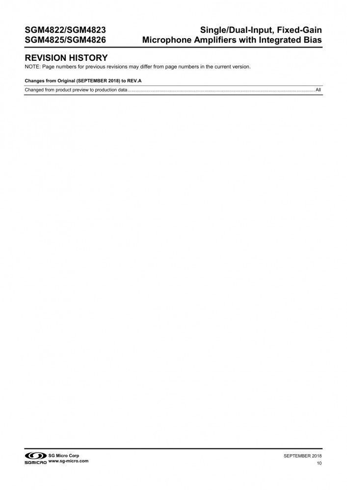 SGM4823 datasheet page 10