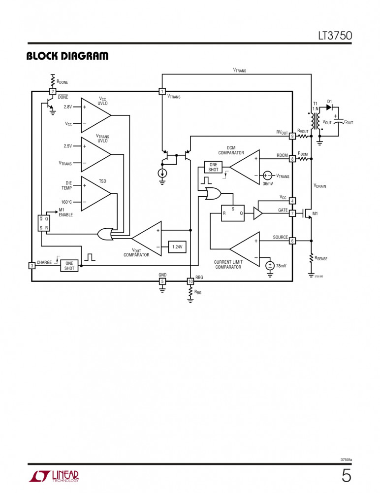 LT3750 datasheet page 5