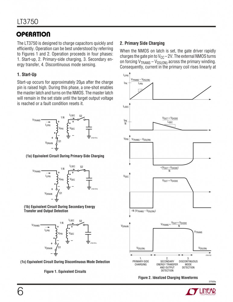 LT3750 datasheet page 6