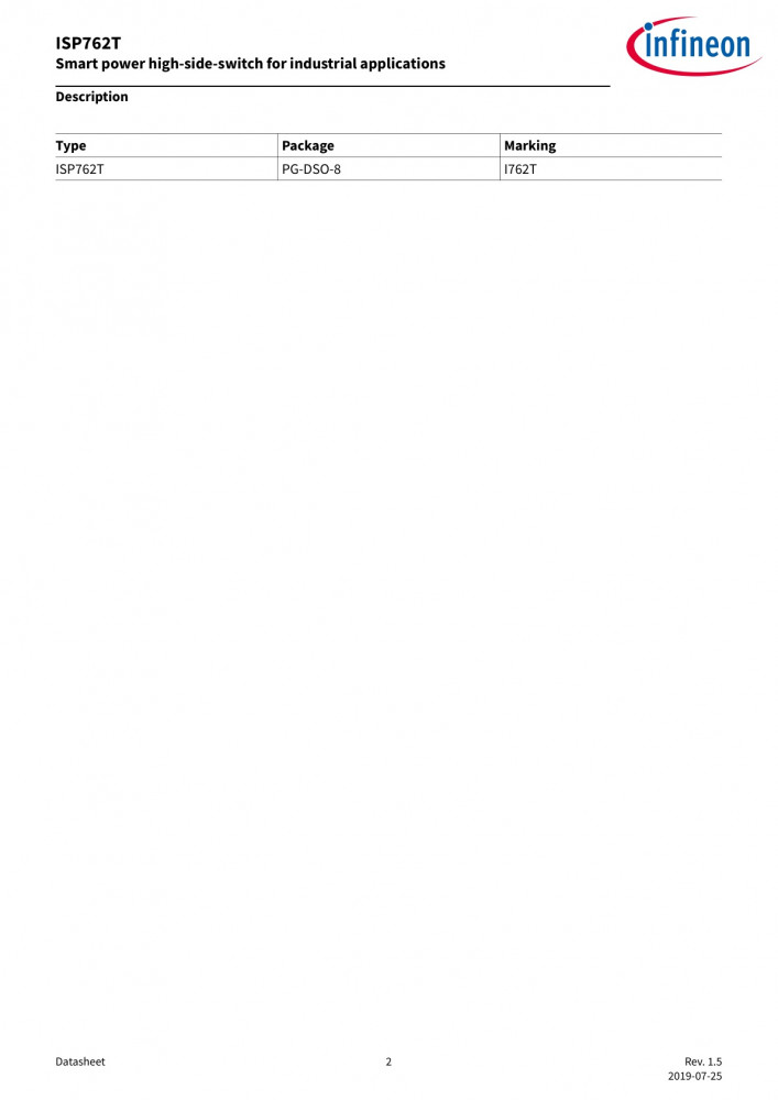 ISP762T datasheet page 2