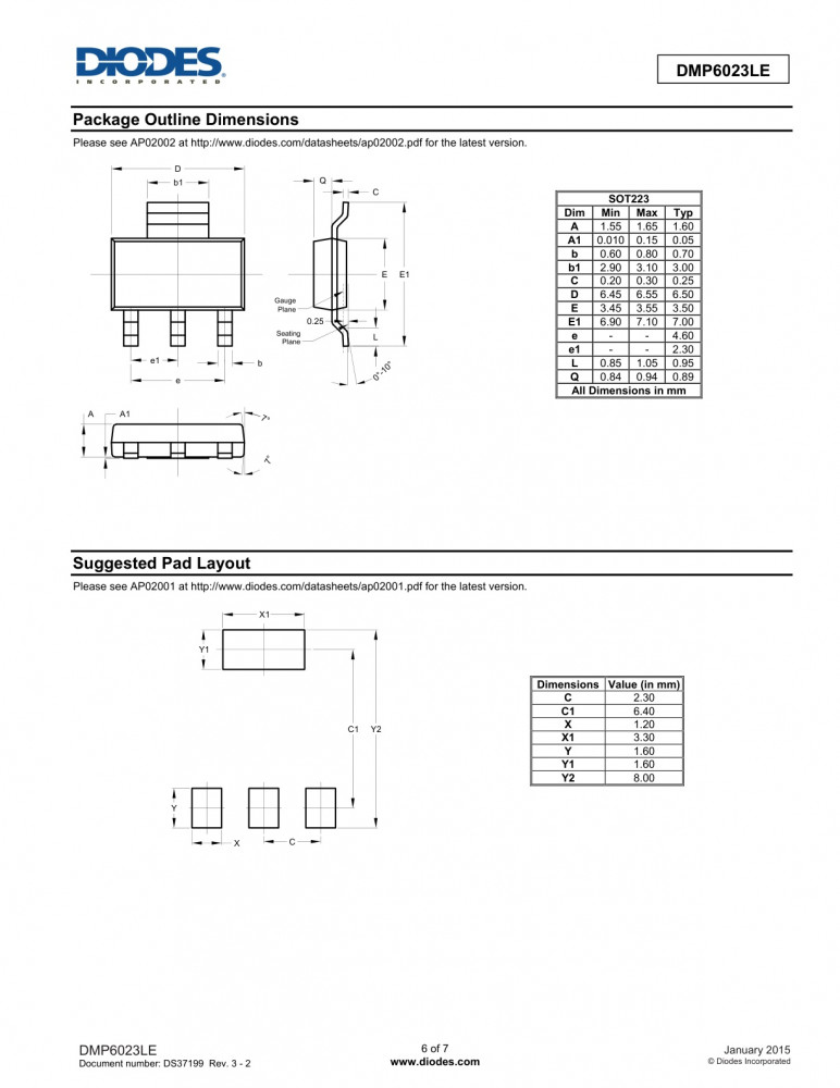 DMP6023LE-13 datasheet page 6