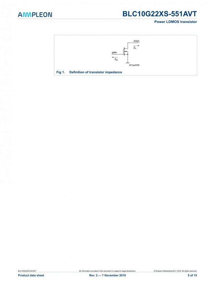 BLC10G22XS-551AVTY datasheet page 5