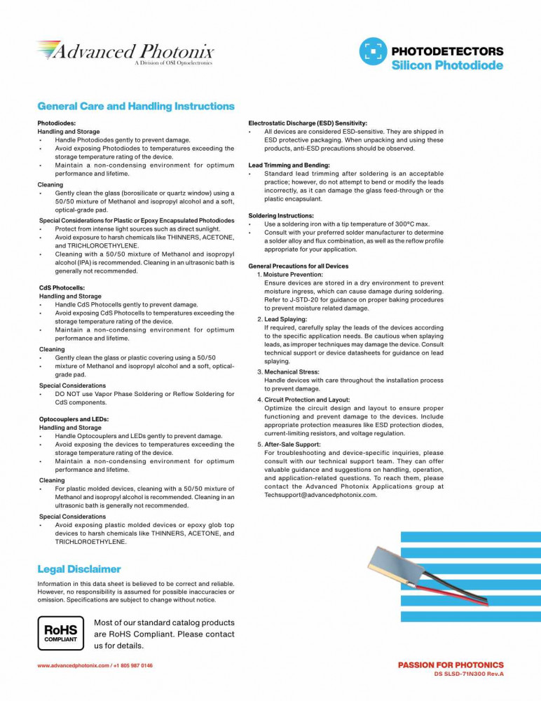 SLSD-71N300 datasheet page 4