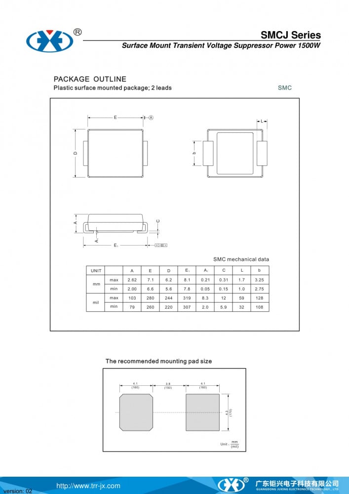 SMCJ58A datasheet page 4