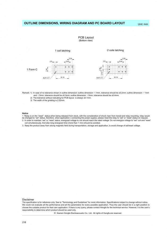 HF115F-L technical document page 4