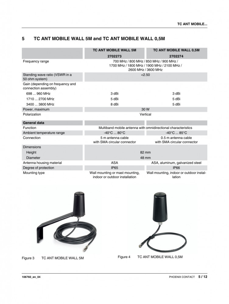 Phoenix Contact 2702274 technical document page 5