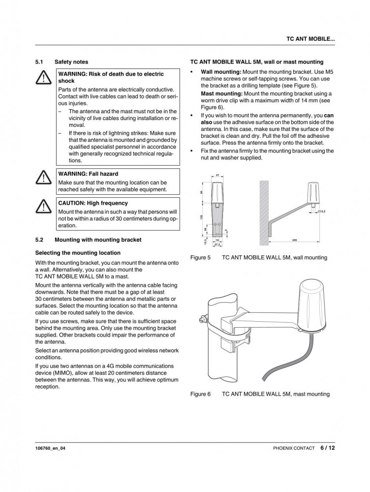 Phoenix Contact 2702274 technical document page 6