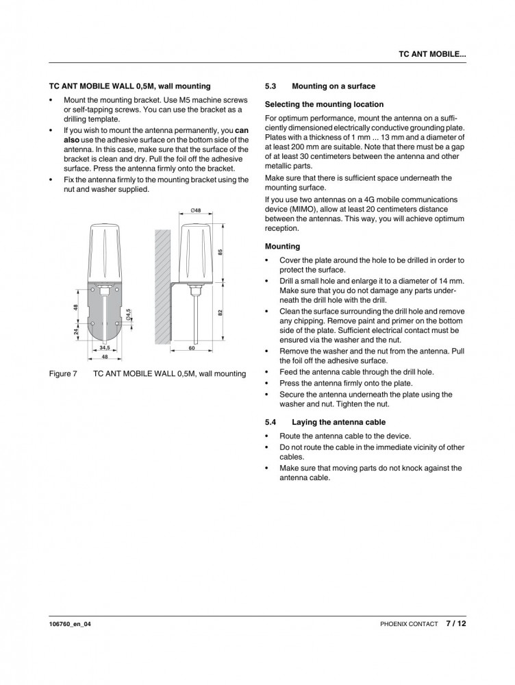 Phoenix Contact 2702274 technical document page 7