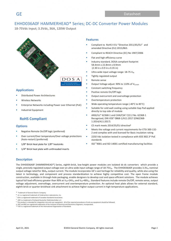 EHHD036A0F datasheet page 1