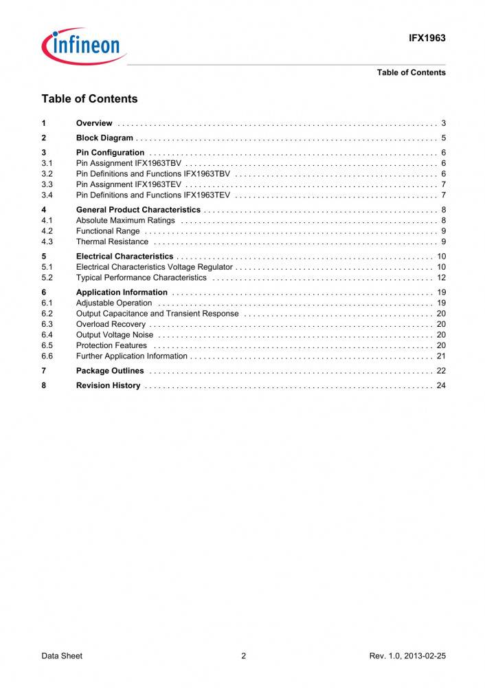 IFX1963 datasheet page 2