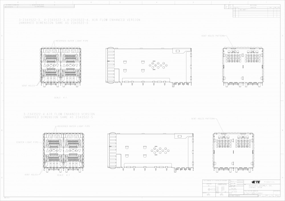 TE Connectivity 2-2343522-0 drawing page 4