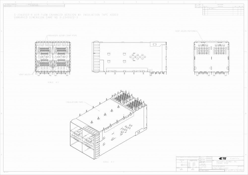 TE Connectivity 2-2343522-0 drawing page 5