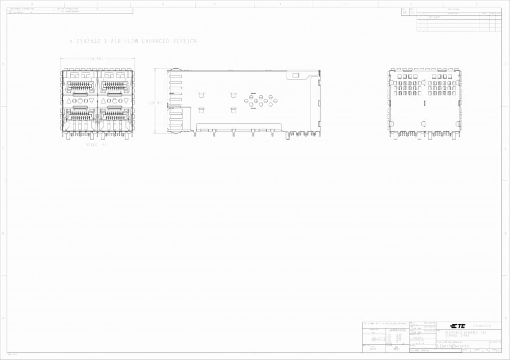 TE Connectivity 2-2343522-0 drawing page 6