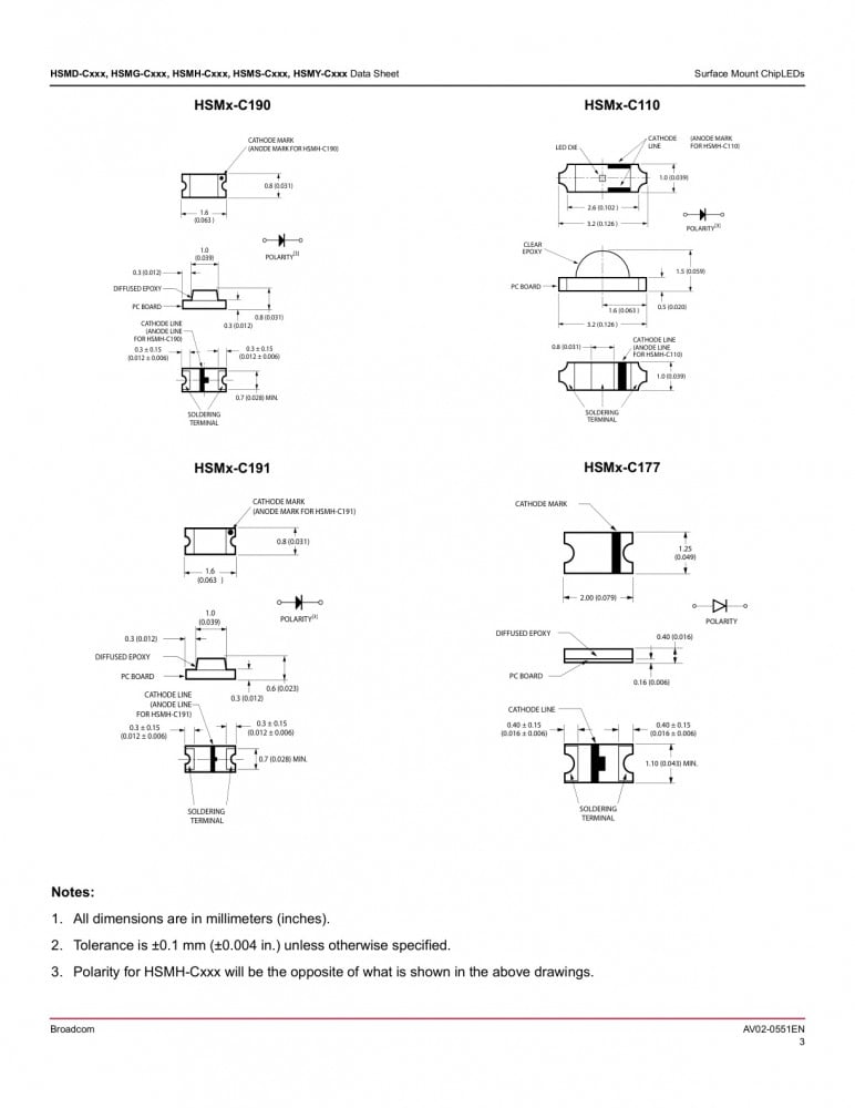 HSMY-C197 datasheet page 3