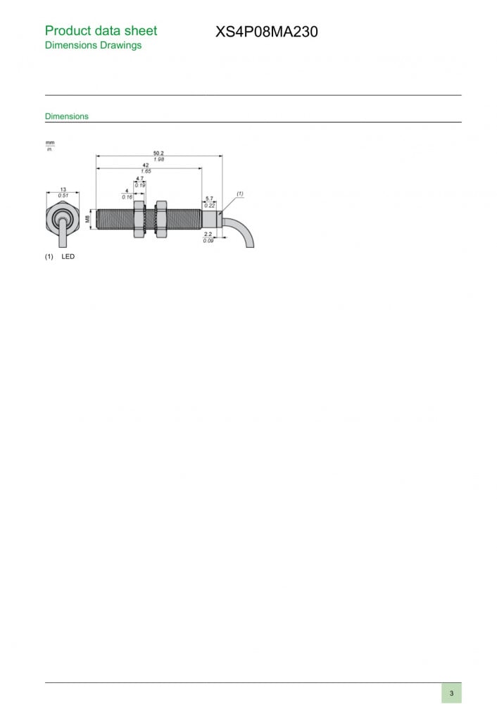 XS4P08MA230 technical document page 3