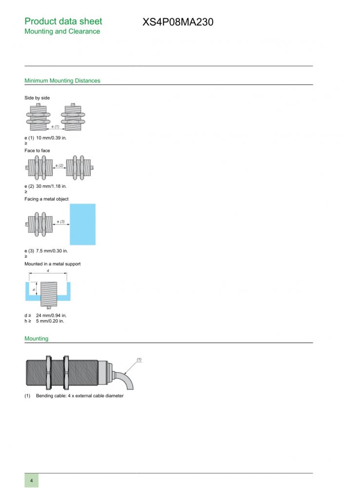 XS4P08MA230 technical document page 4