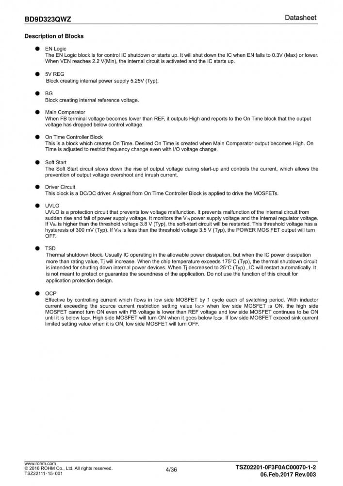 BD9D323QWZ-E2 datasheet page 4