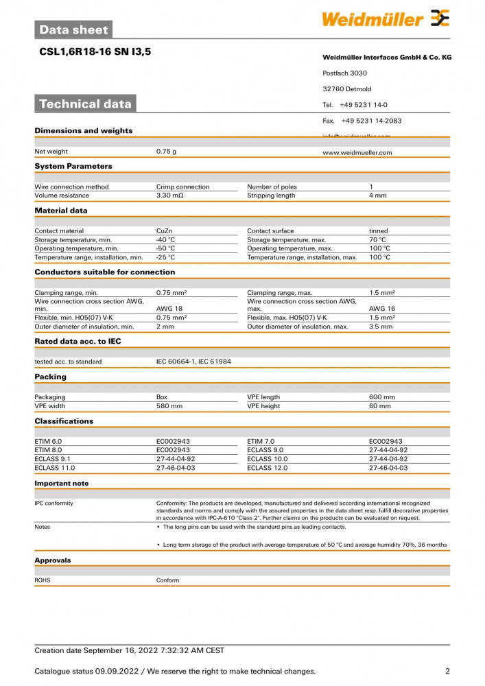 WEIDMULLER 1582360000 document page 2