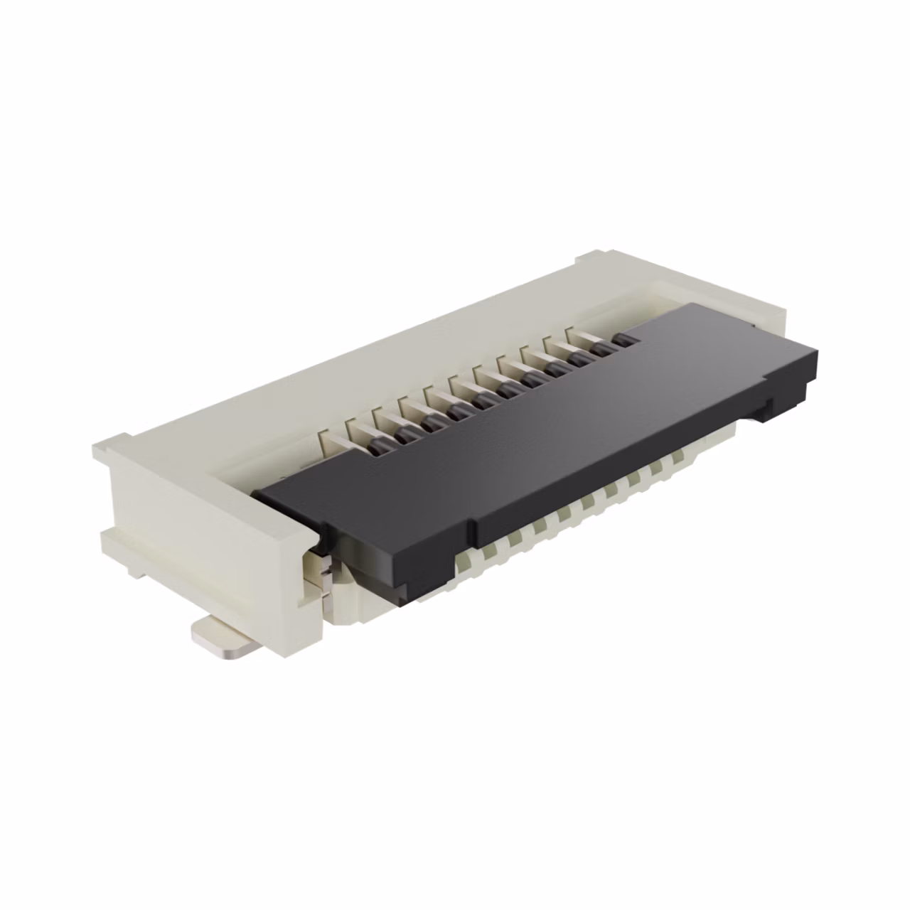 Easy-On FFC/FPC Connector, 0.50mm Pitch, 1.90mm Height, Single Bottom Contact (FS19), Right-Angle, Surface Mount, ZIF, 11 Circuits, Tin-Bismuth Plating for sale