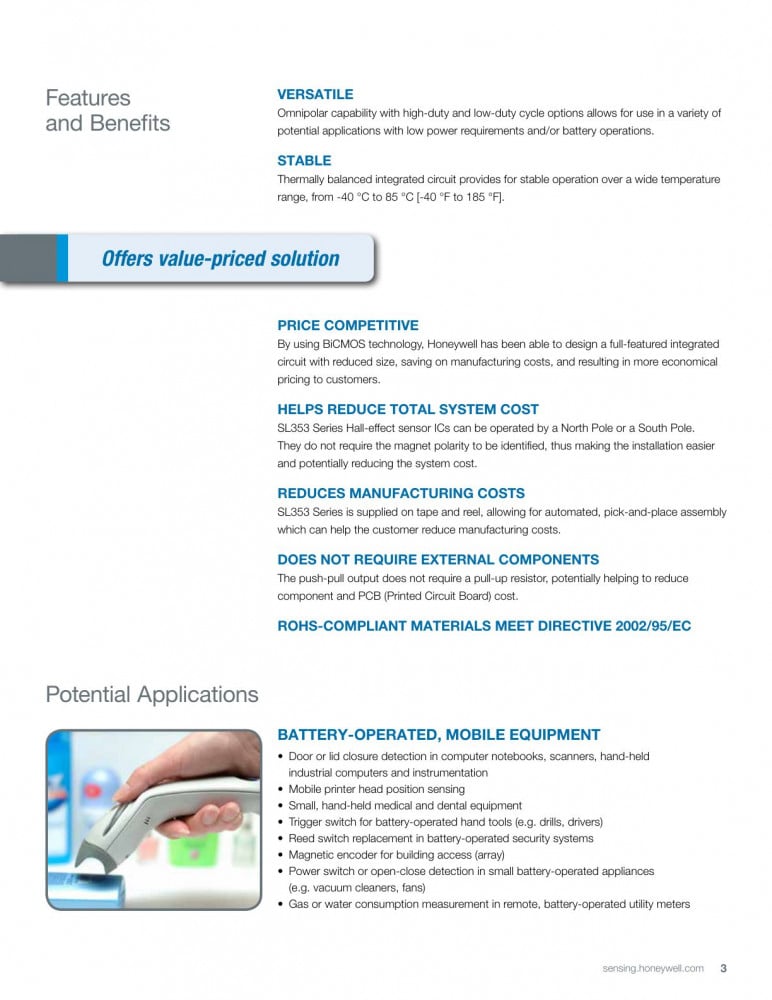 SL353LT technical document page 3
