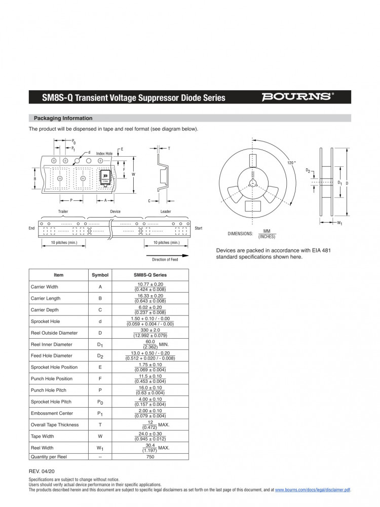 BOURNS SM8S-Q datasheet page 7