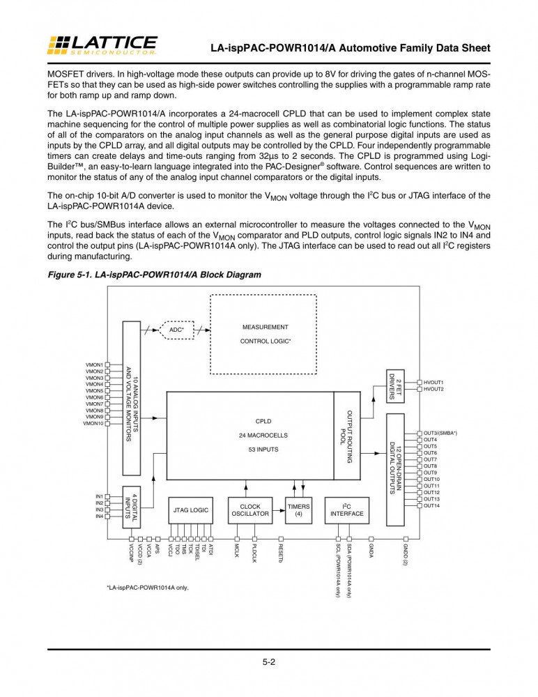 LA-ispPAC-POWR1014A technical document page 2