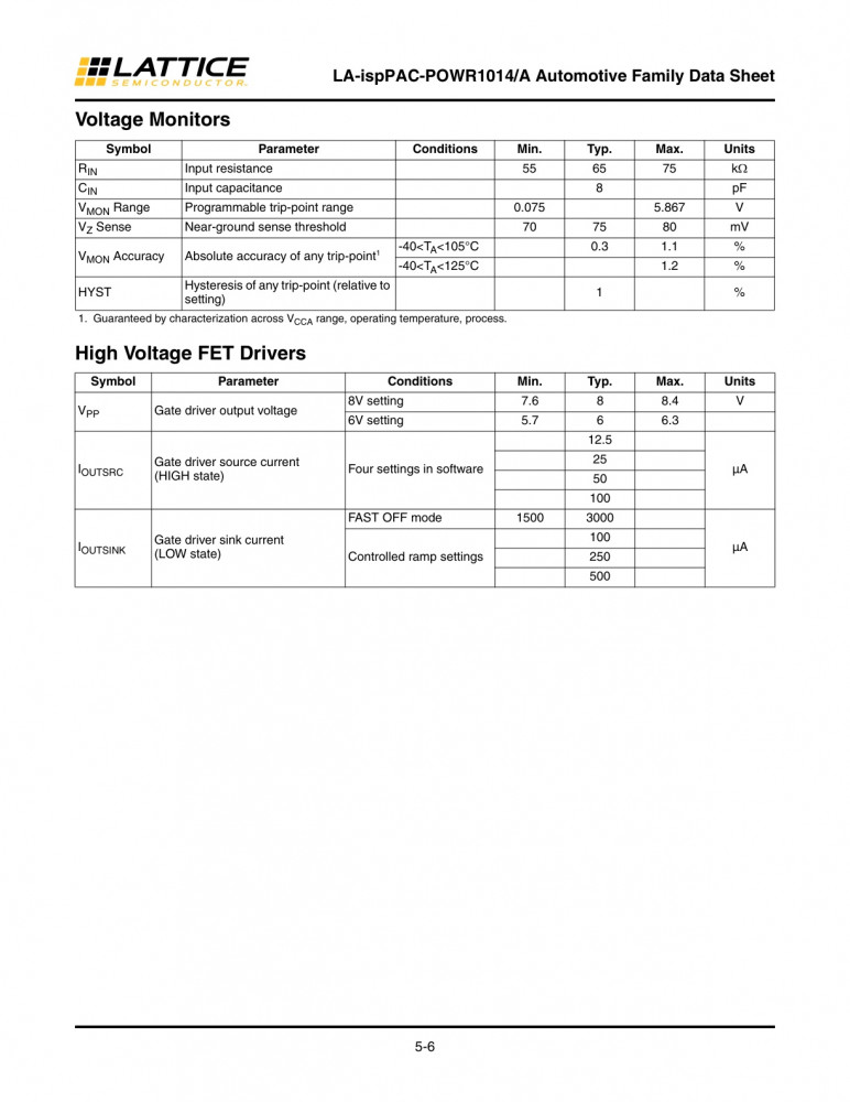 LA-ispPAC-POWR1014A technical document page 6