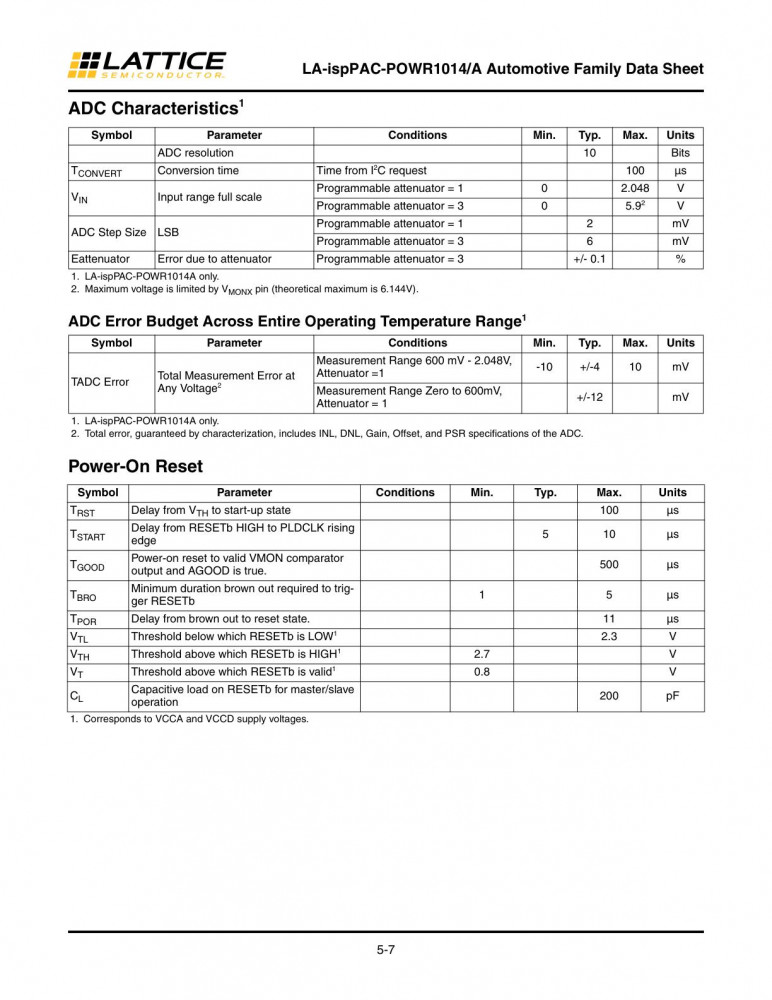 LA-ispPAC-POWR1014A technical document page 7
