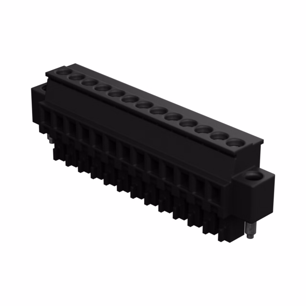 3.81mm Pitch Eurostyle Vertical Plug, with Retention Screws, Front Wire Entry, 13 Circuits for sale