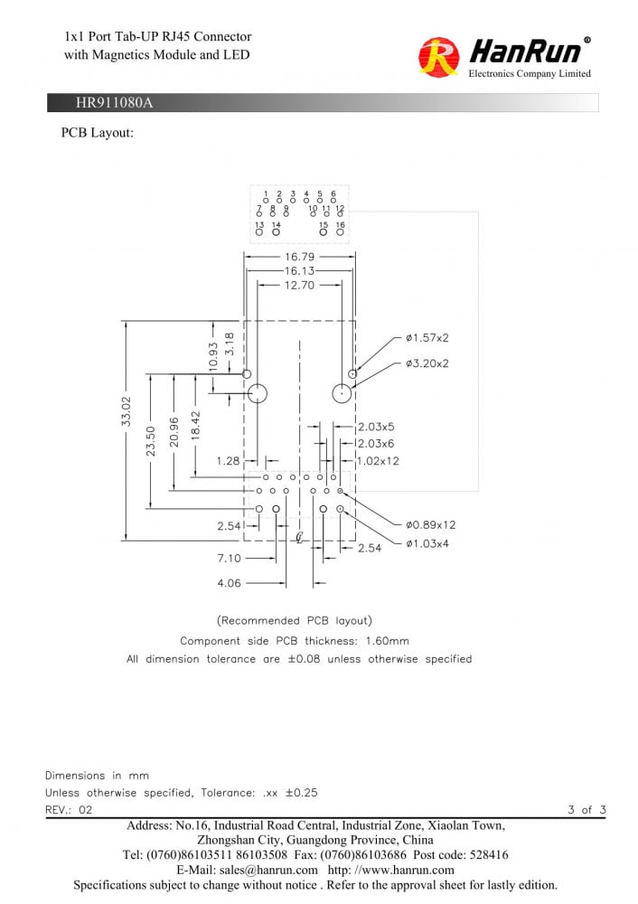 HR911080A technical document page 3