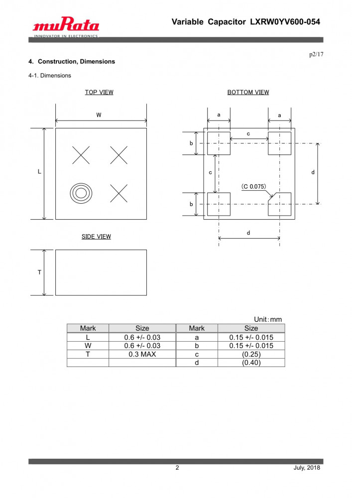 LXRW0YV600-054 datasheet page 2
