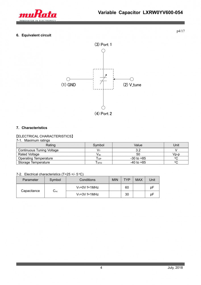 LXRW0YV600-054 datasheet page 4