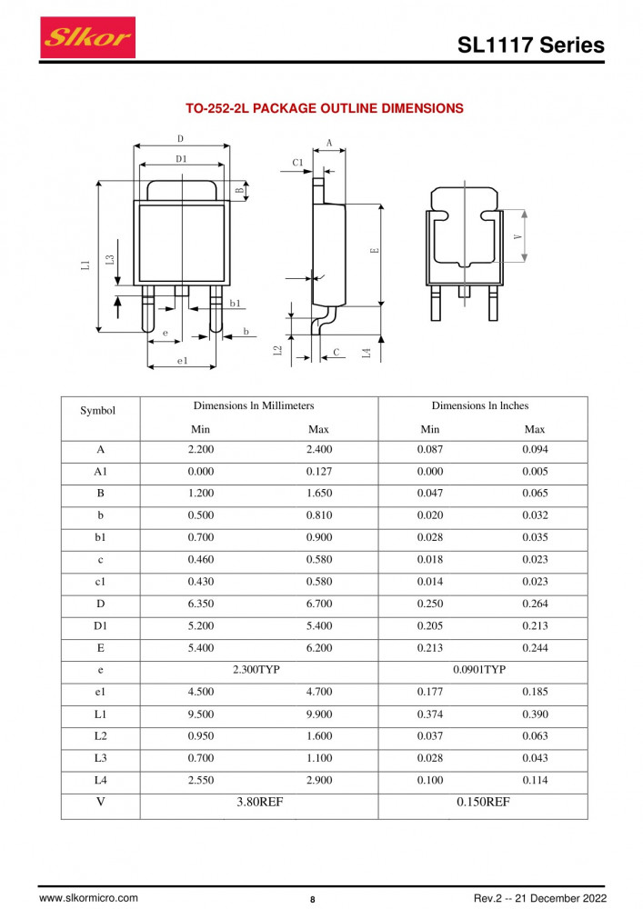 SL1117-5.0 datasheet page 8